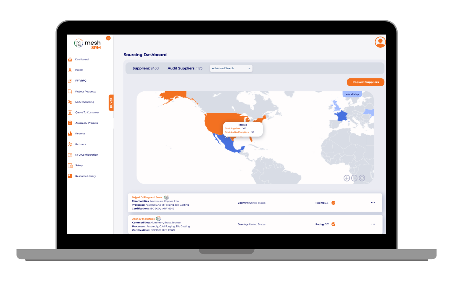 Suppliers in Mexico: Simplify the Search with MESH Sourcing - MESH Works Suppliers in Mexico: Simplify the Search with MESH Sourcing - MESH Works